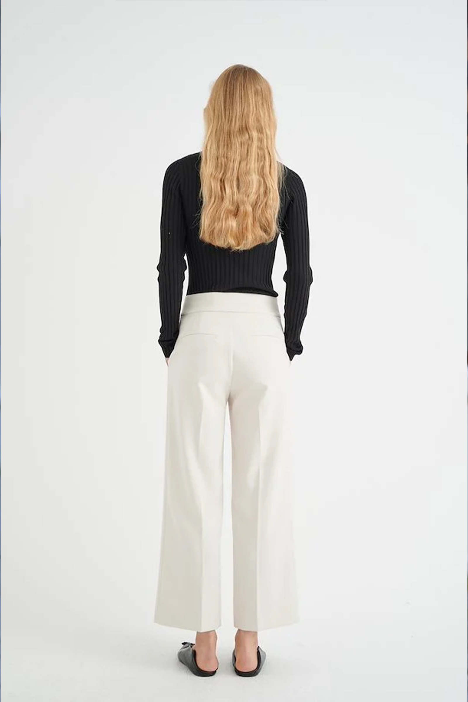 Willow IW Pant Eggshell fra InWear | companys.no