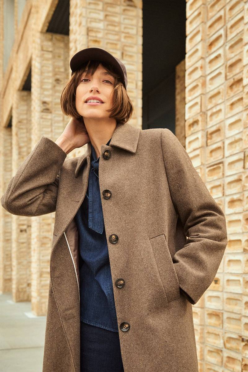 Kamillas PW Coat Dark Walnut Melange | Nyheter fra Part Two | companys.no